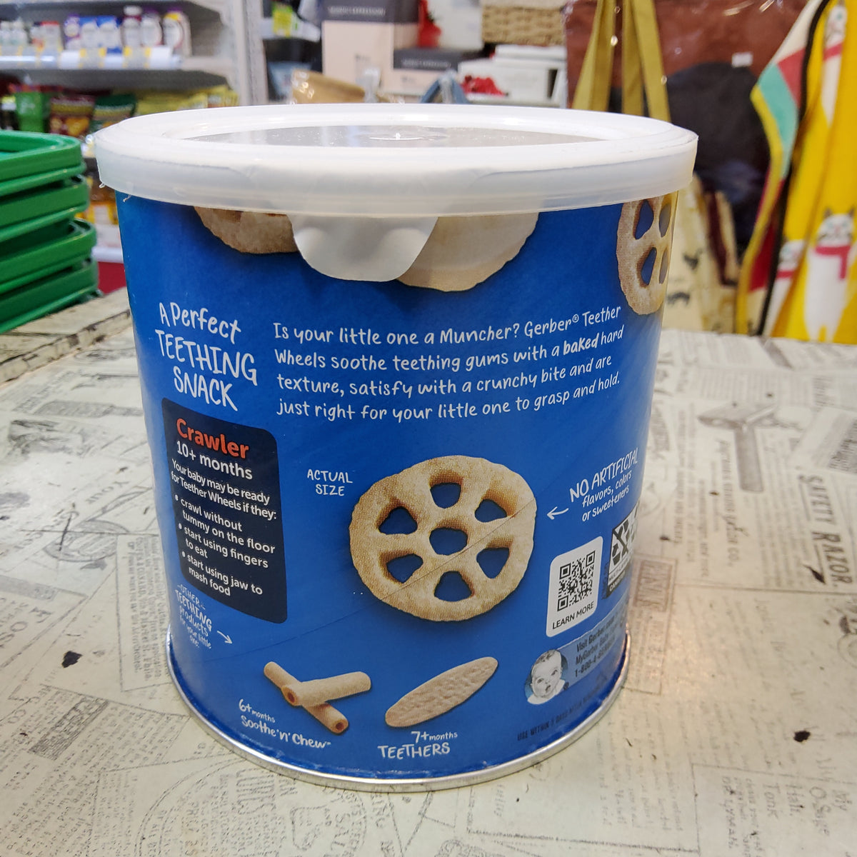 Gerber Snacks for Baby (Teether Wheels - Banana Cream) – We Love ...