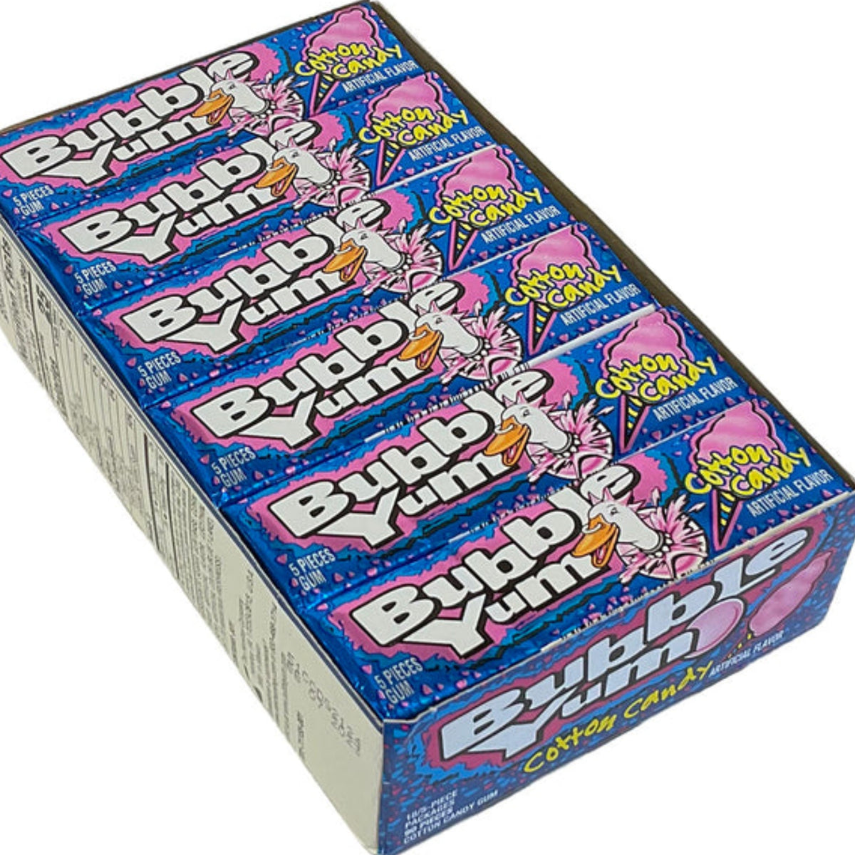 Bubble Yum Bubble Gum - Cotton Candy 棉花糖味吹波糖 – We Love Snacking 是叻進口零食 ...