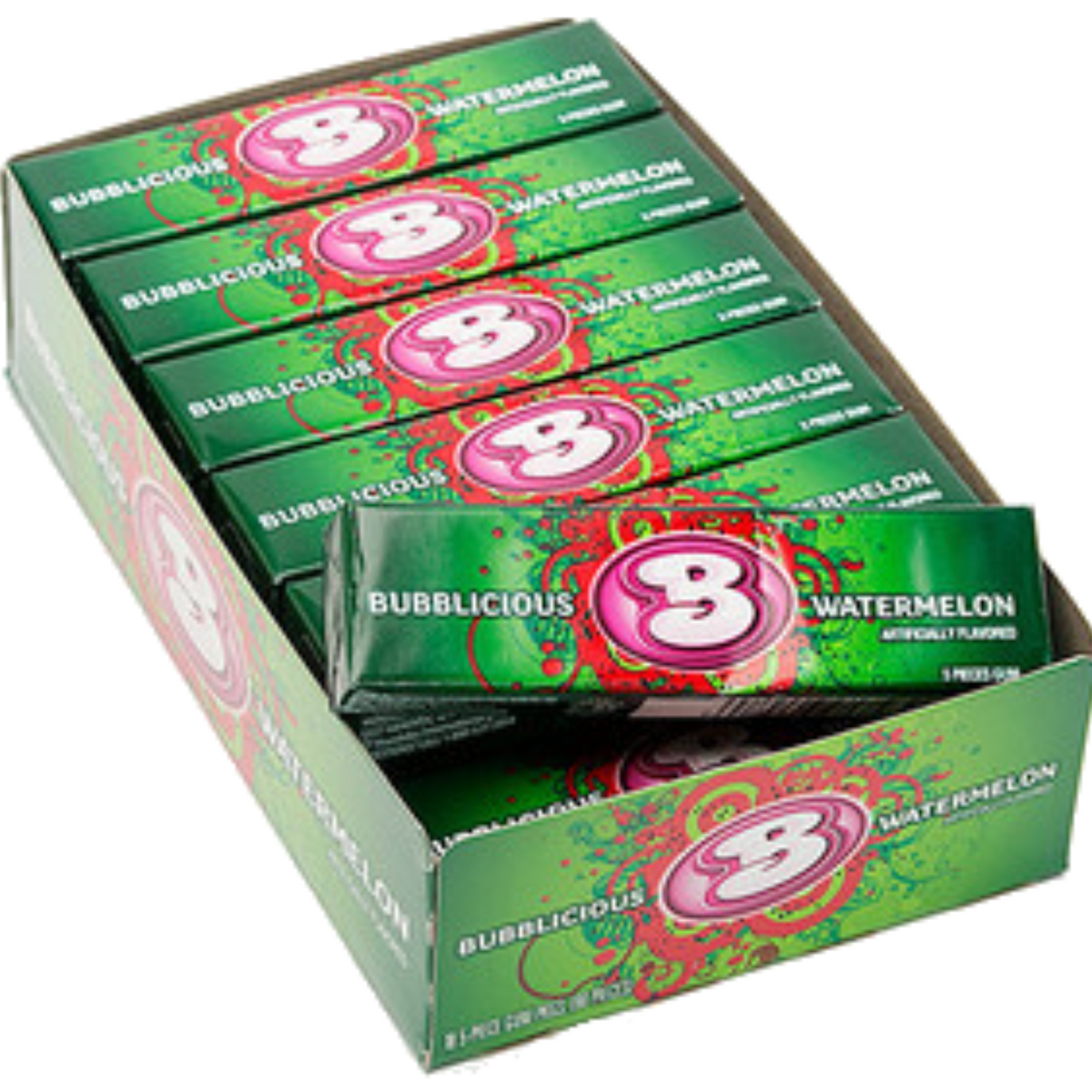Bubblicious Bubble Gum - Watermelon 西瓜味吹波糖 – We Love Snacking 是叻進口零食,生活百貨店