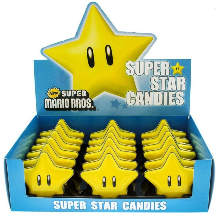 Super Mario Tin Candy - Super Star – We Love Snacking 是叻進口零食,生活百貨店